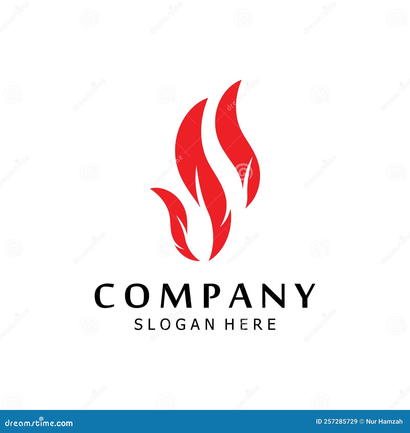 Blazing Fire, Embers, Fireball Logo and Symbol Vector Image. with ...