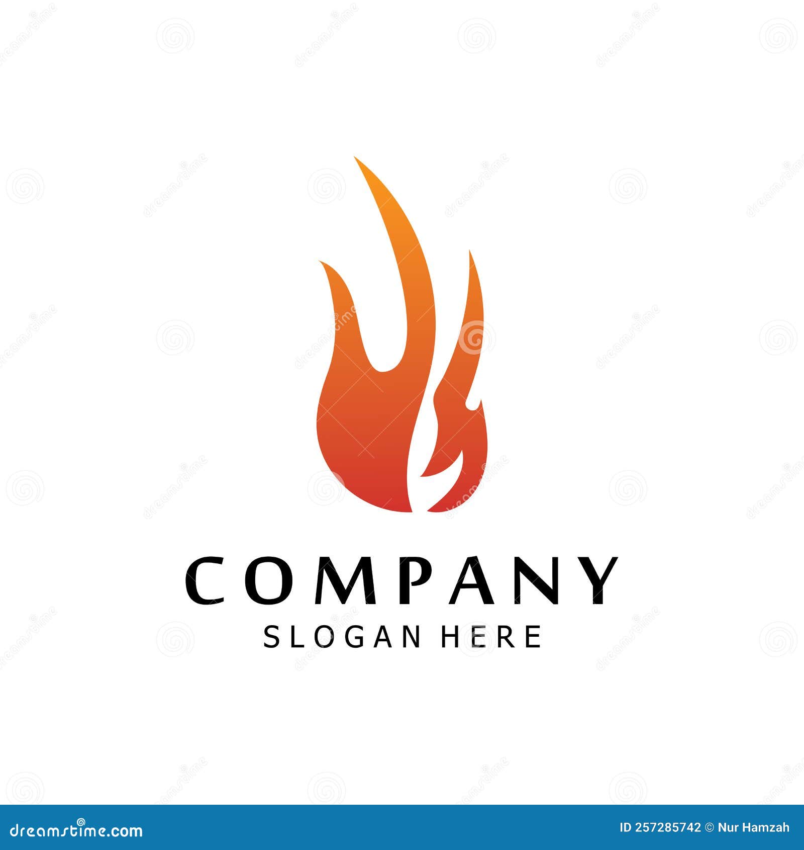 Blazing Fire, Embers, Fireball Logo and Symbol Vector Image. with ...