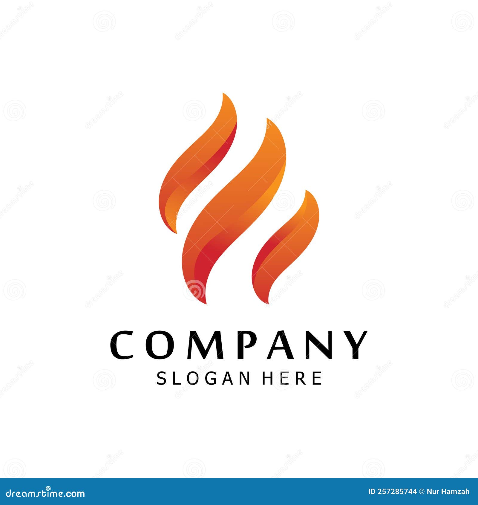 Blazing Fire, Embers, Fireball Logo and Symbol Vector Image. with ...