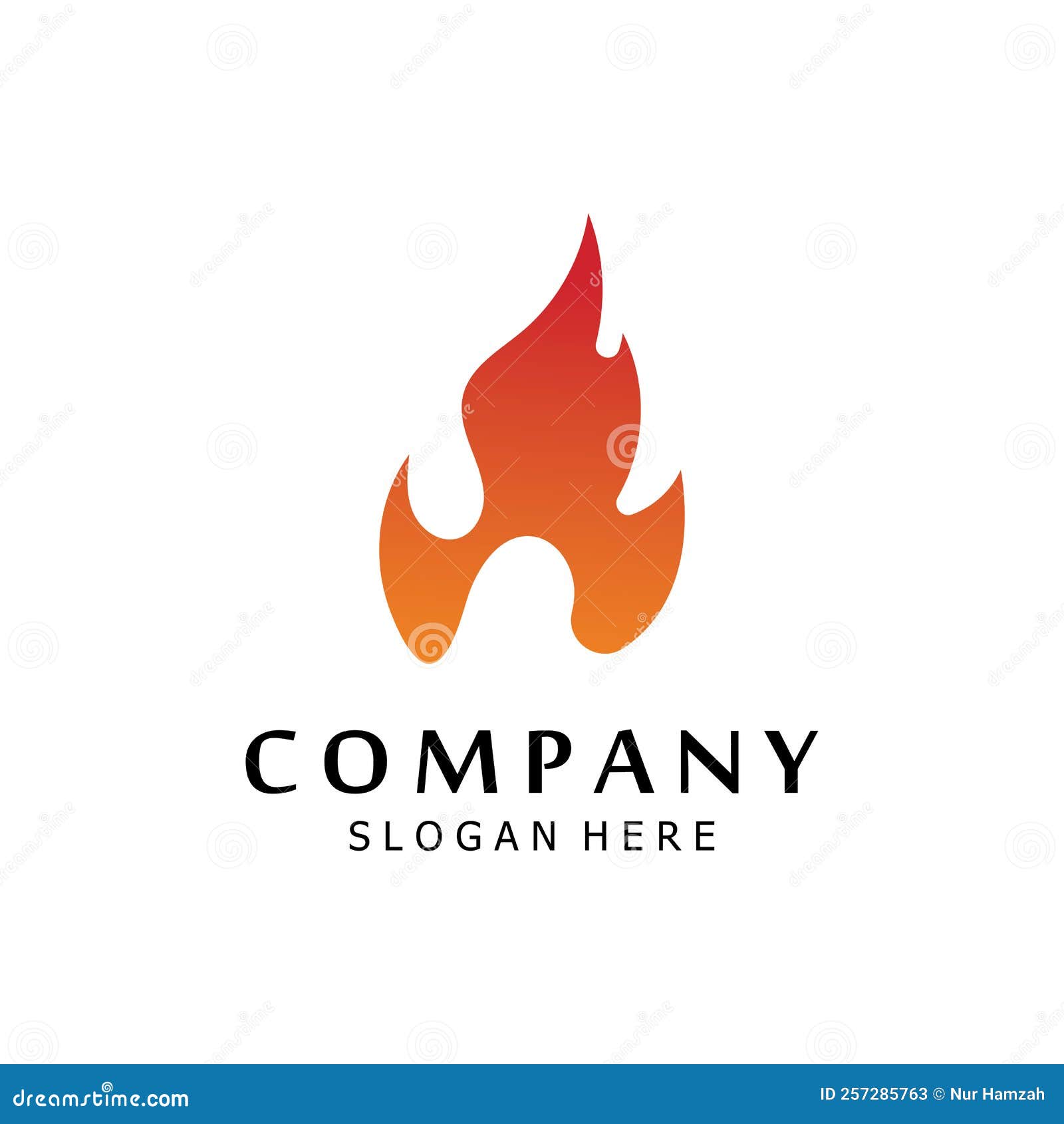 Blazing Fire, Embers, Fireball Logo and Symbol Vector Image. with ...