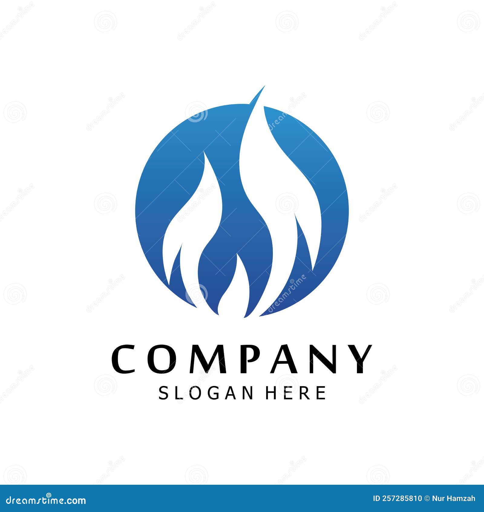 Blazing Fire, Embers, Fireball Logo and Symbol Vector Image. with ...