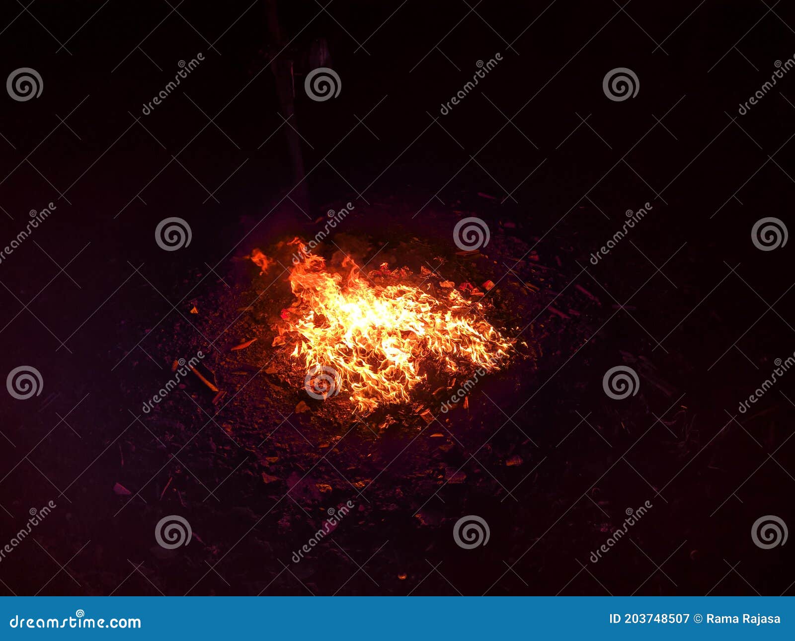 Blazing fire eternal stock image. Image of organ, darkness - 203748507