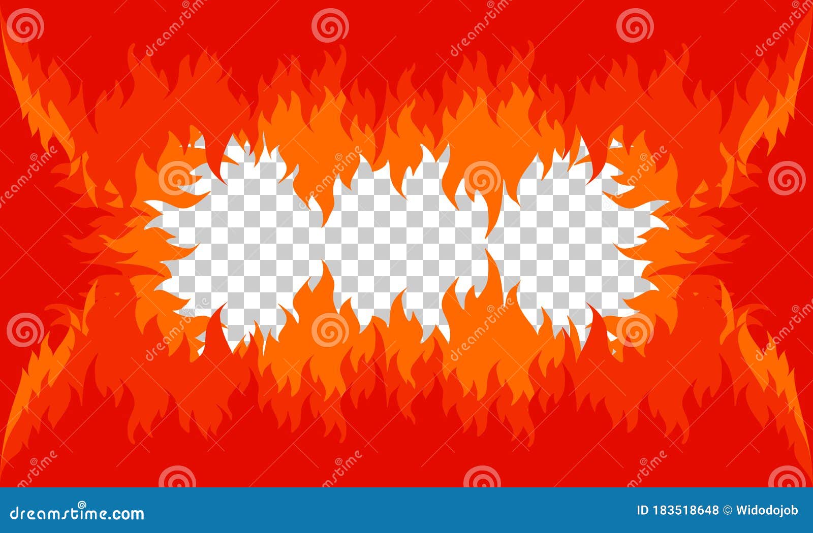 Blazing fire vector design stock vector. Illustration of bushfires ...