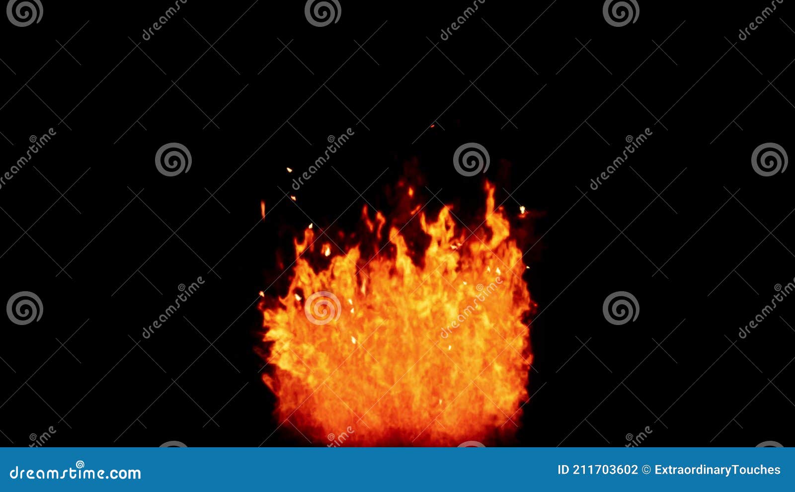 Blazing Flame with Fire Effects with Alpha Channel Transparent ...
