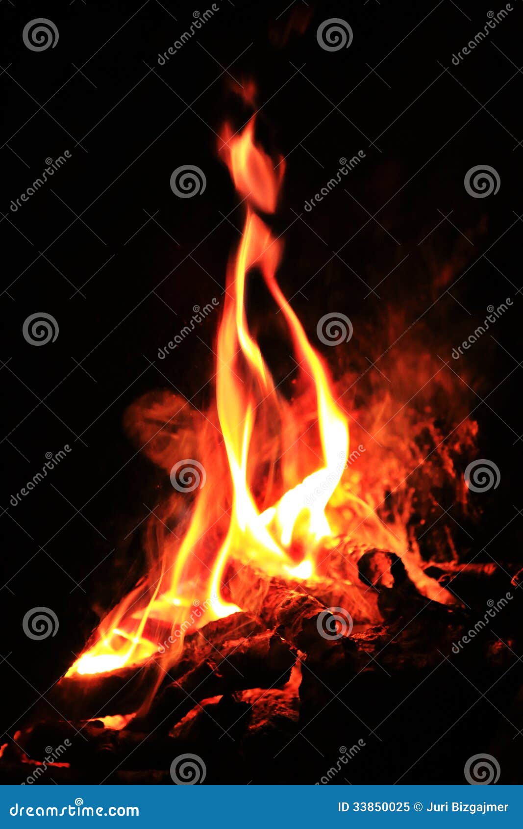 Blazing flame stock image. Image of nature, heat, coal - 33850025