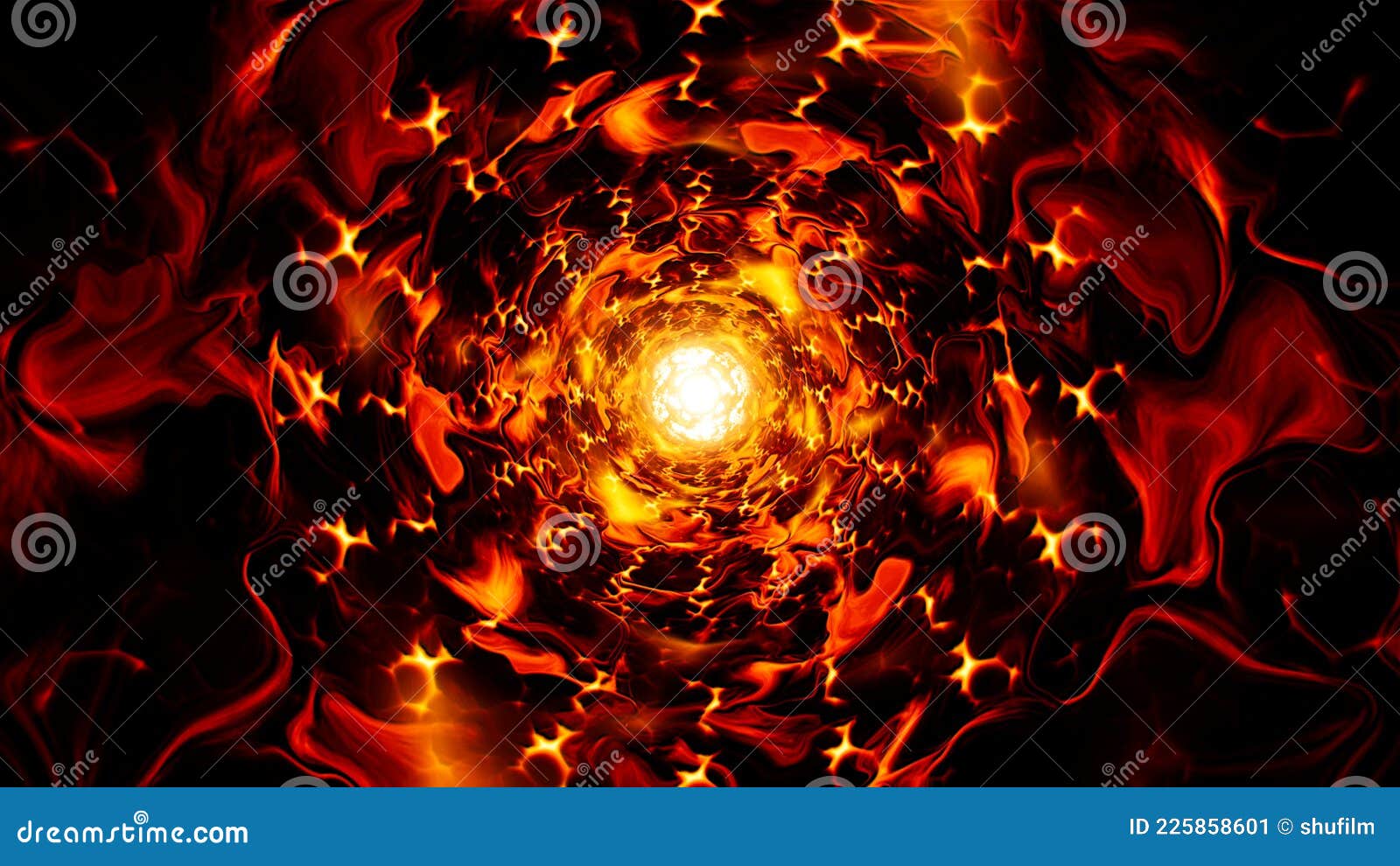 Blazing and Glowing Fire Background Stock Illustration - Illustration ...