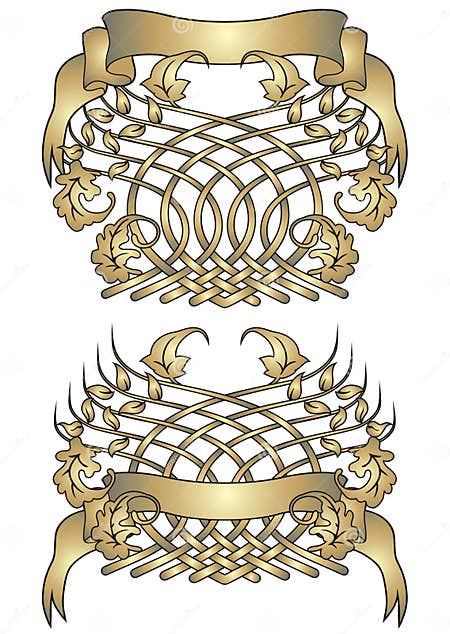 Blazon stock vector. Illustration of heraldic, revival - 10697996