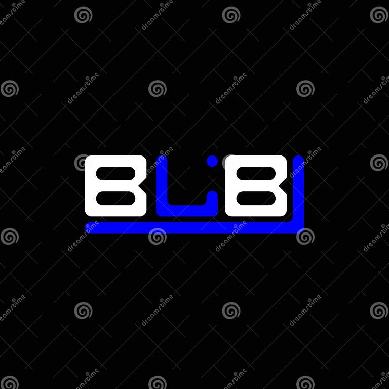 BLB Letter Logo Creative Design with Vector Graphic, BLB Stock Vector ...