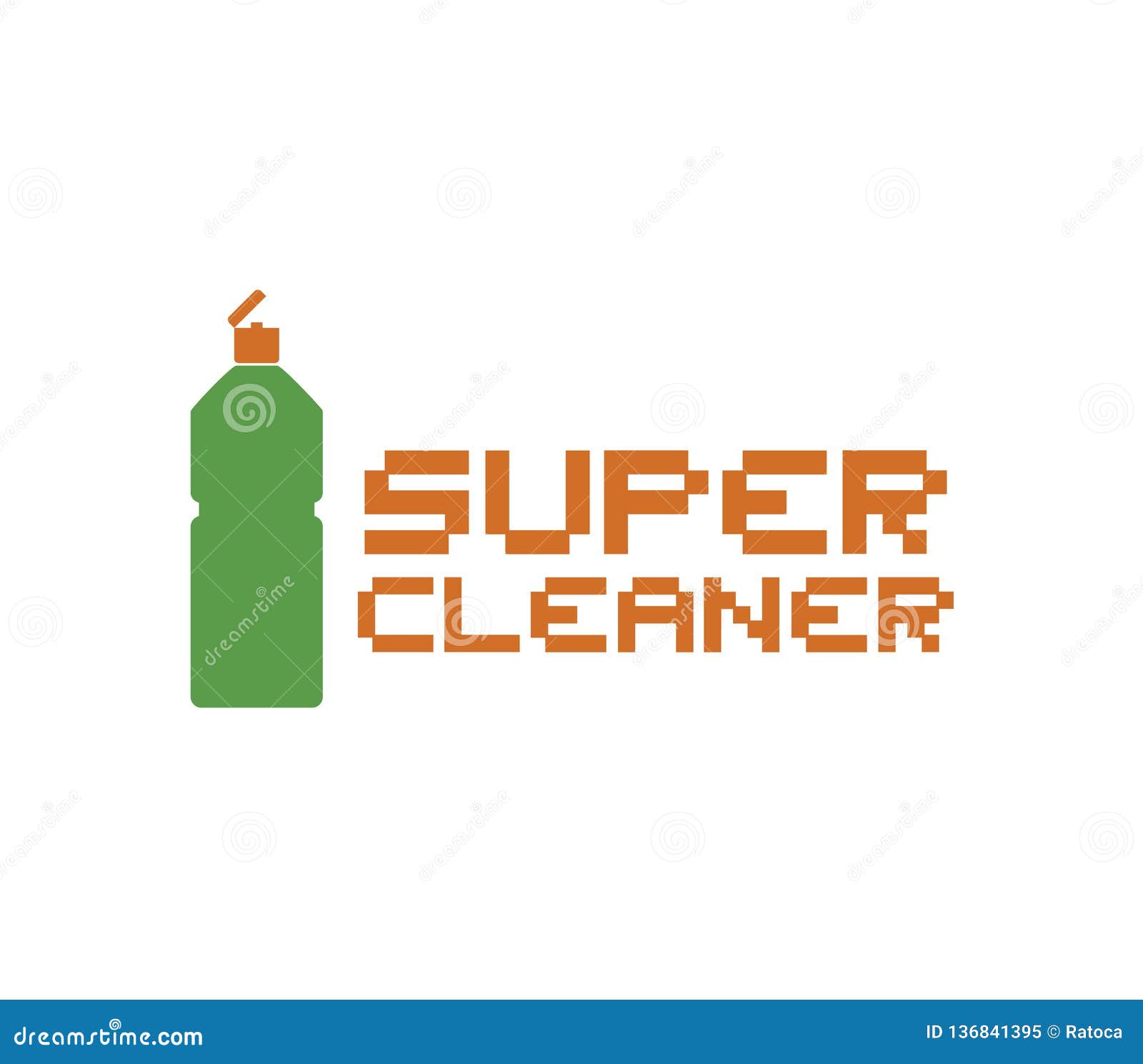 Bleach bottle icon stock vector. Illustration of powder - 136841395