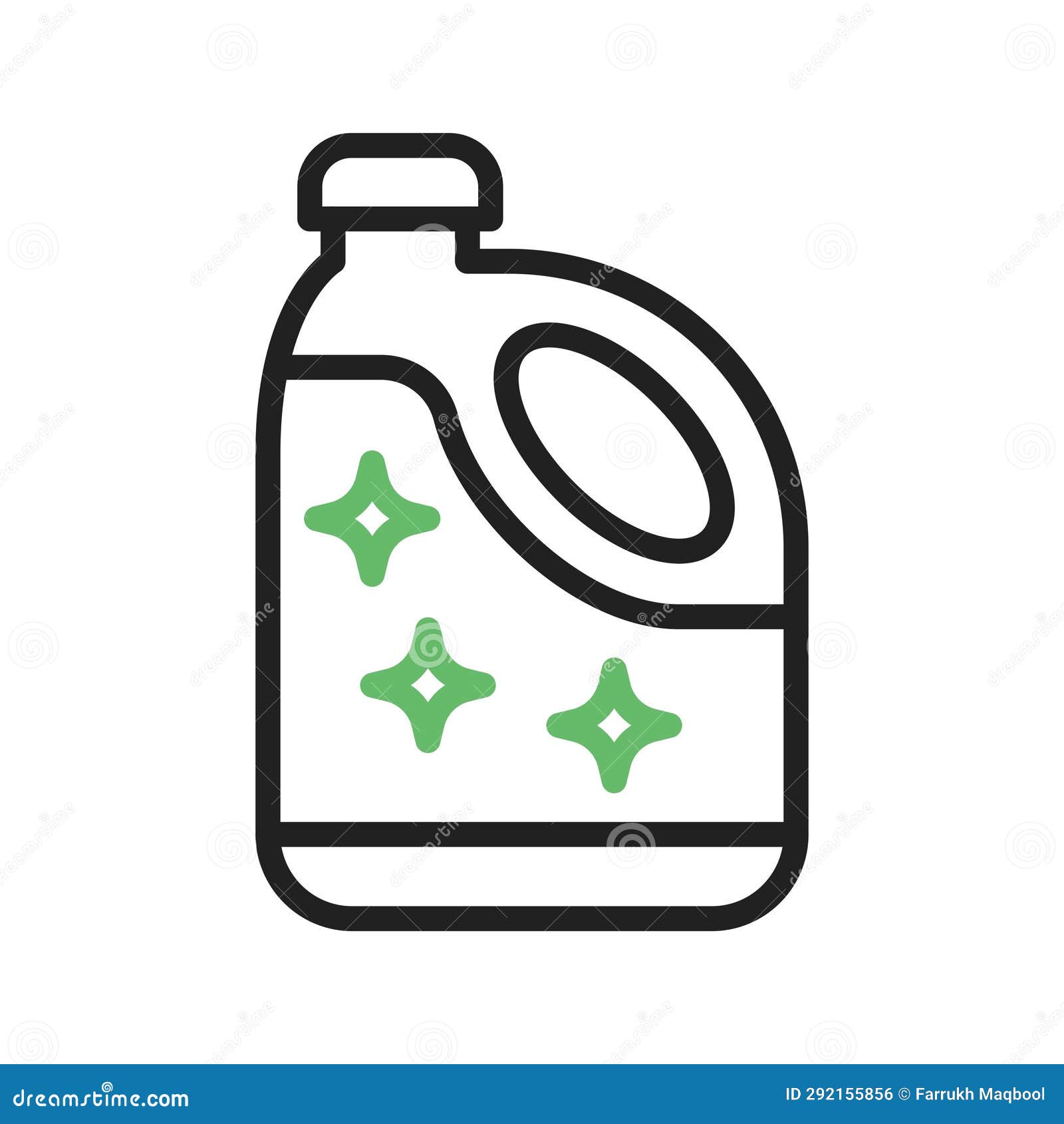 Bleach icon vector image. stock vector. Illustration of outline - 292155856