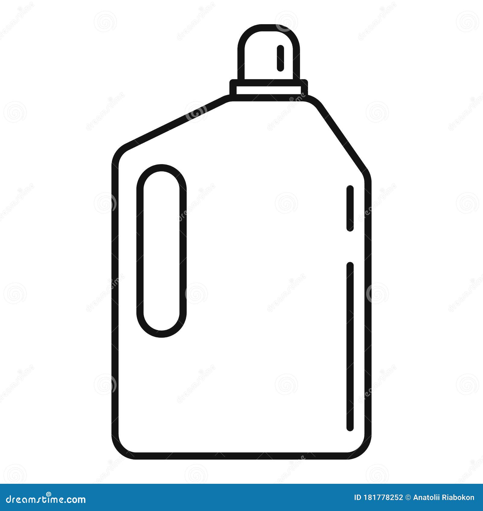 Bleach Product Icon, Outline Style Stock Vector - Illustration of ...