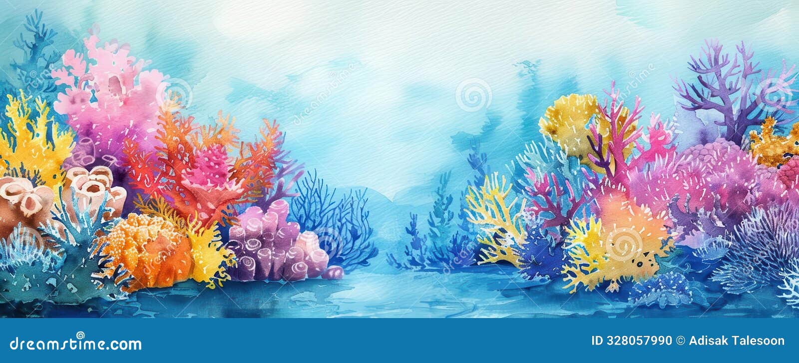Ocean Acidification With Bleached Coral And Marine Life Decline Royalty ... Ocean Acidification With Bleached Coral And Marine Life Decline Royalty ...