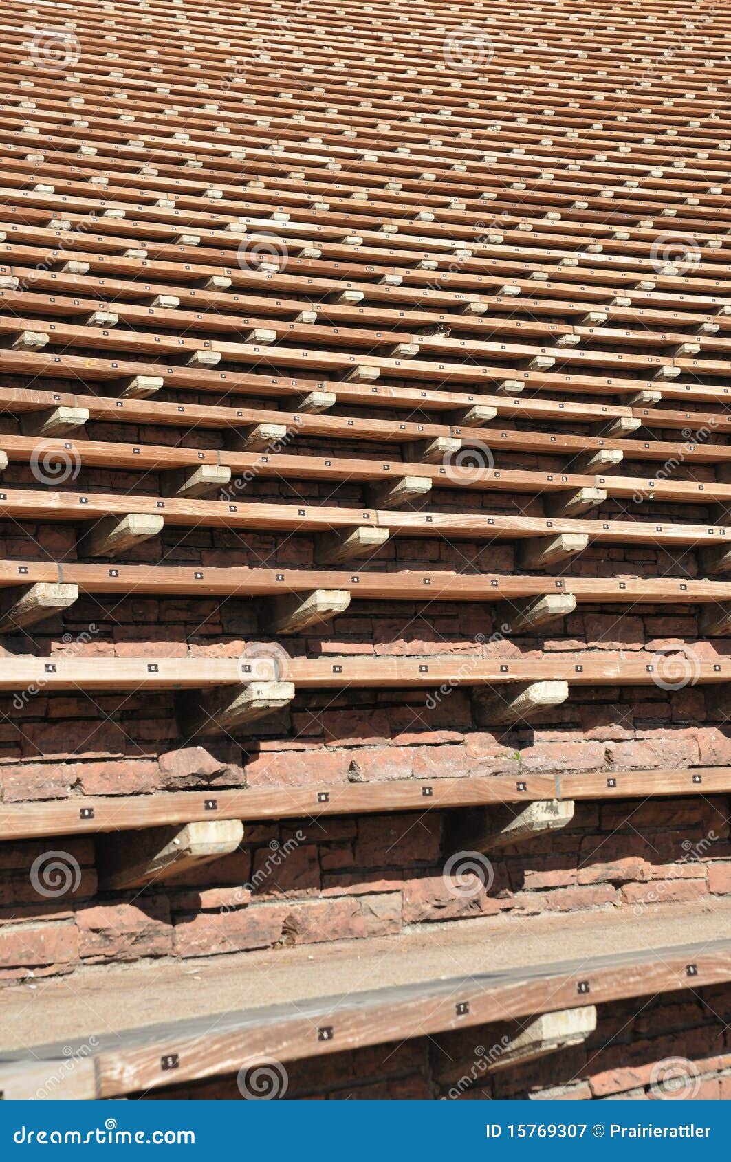 Bleachers stock image. Image of auditorium, bleacher - 15769307