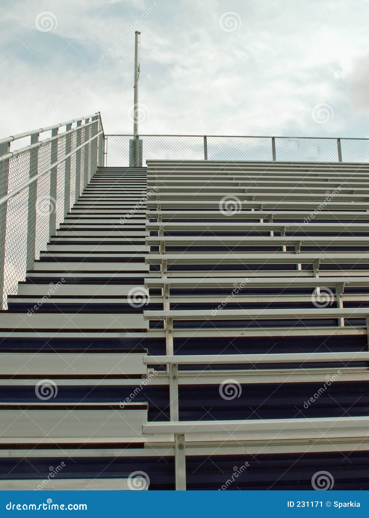 Bleachers stock image. Image of bleachers, chairs, athletics - 231171