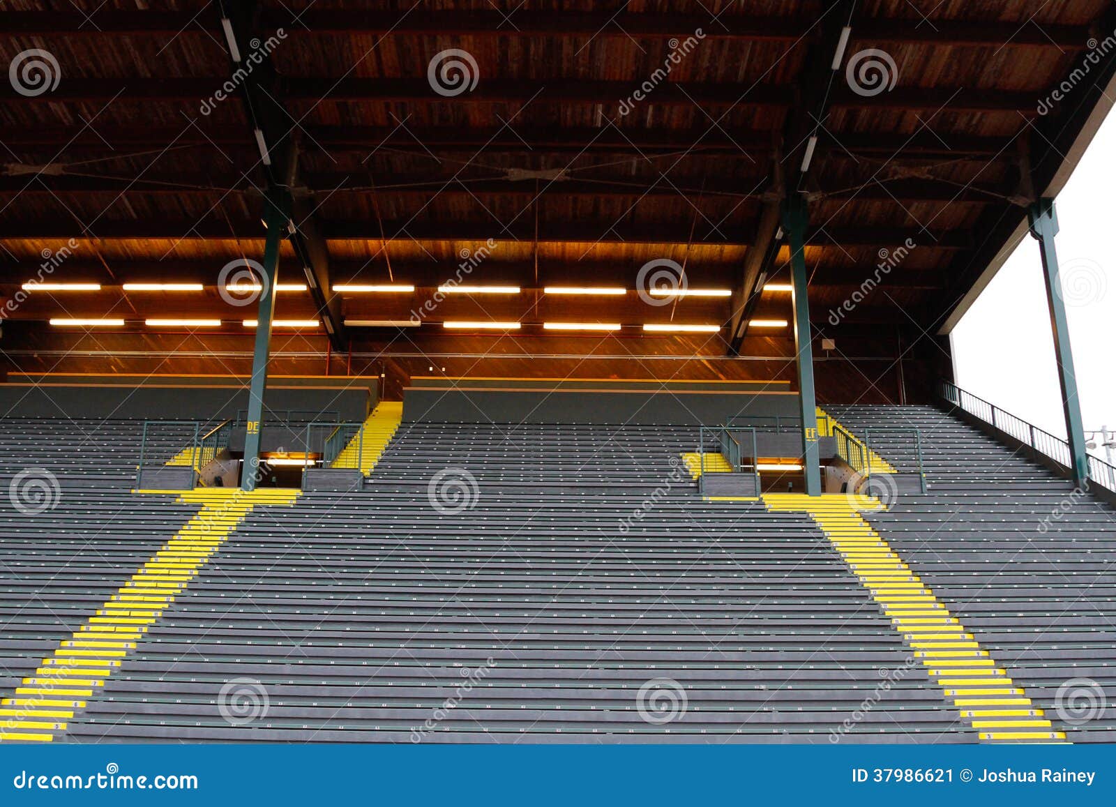 Bleachers at Historic Hayward Field Stock Image - Image of stairs ...