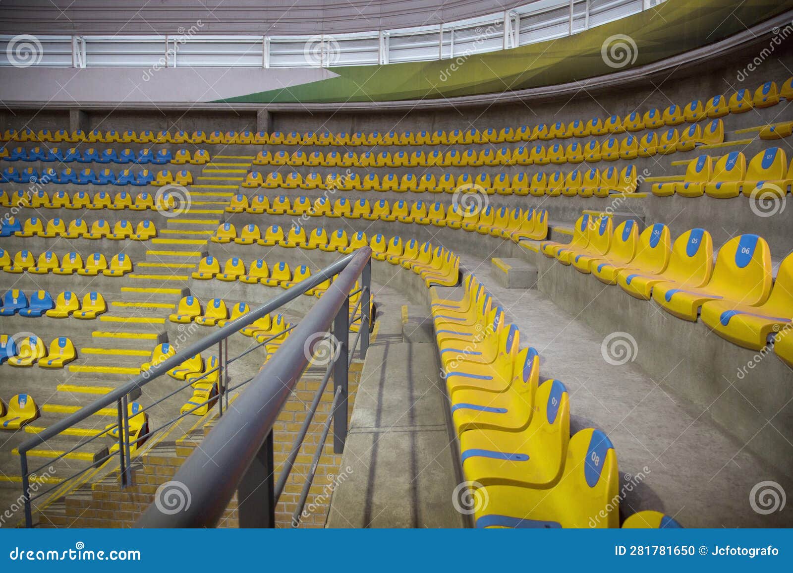 Bleachers in stadium stock photo. Image of city, skull - 281781650