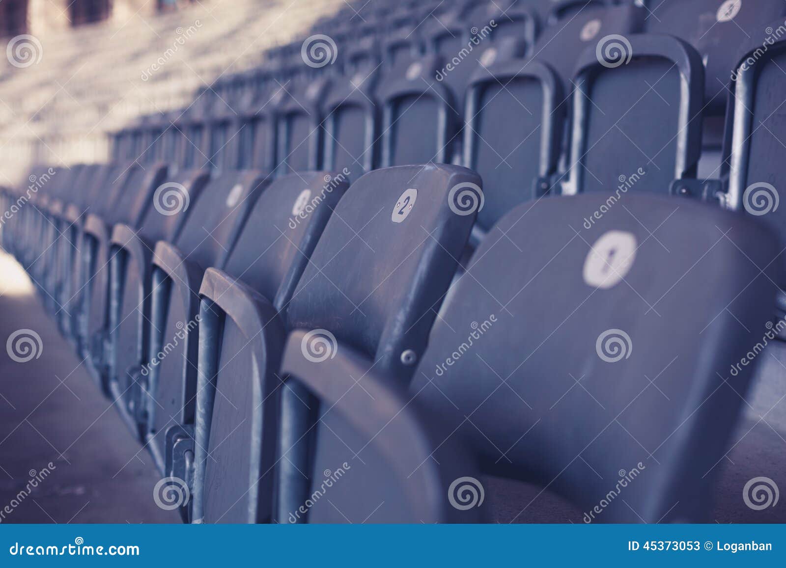 Bleachers in stadium stock image. Image of venue, arena - 45373053
