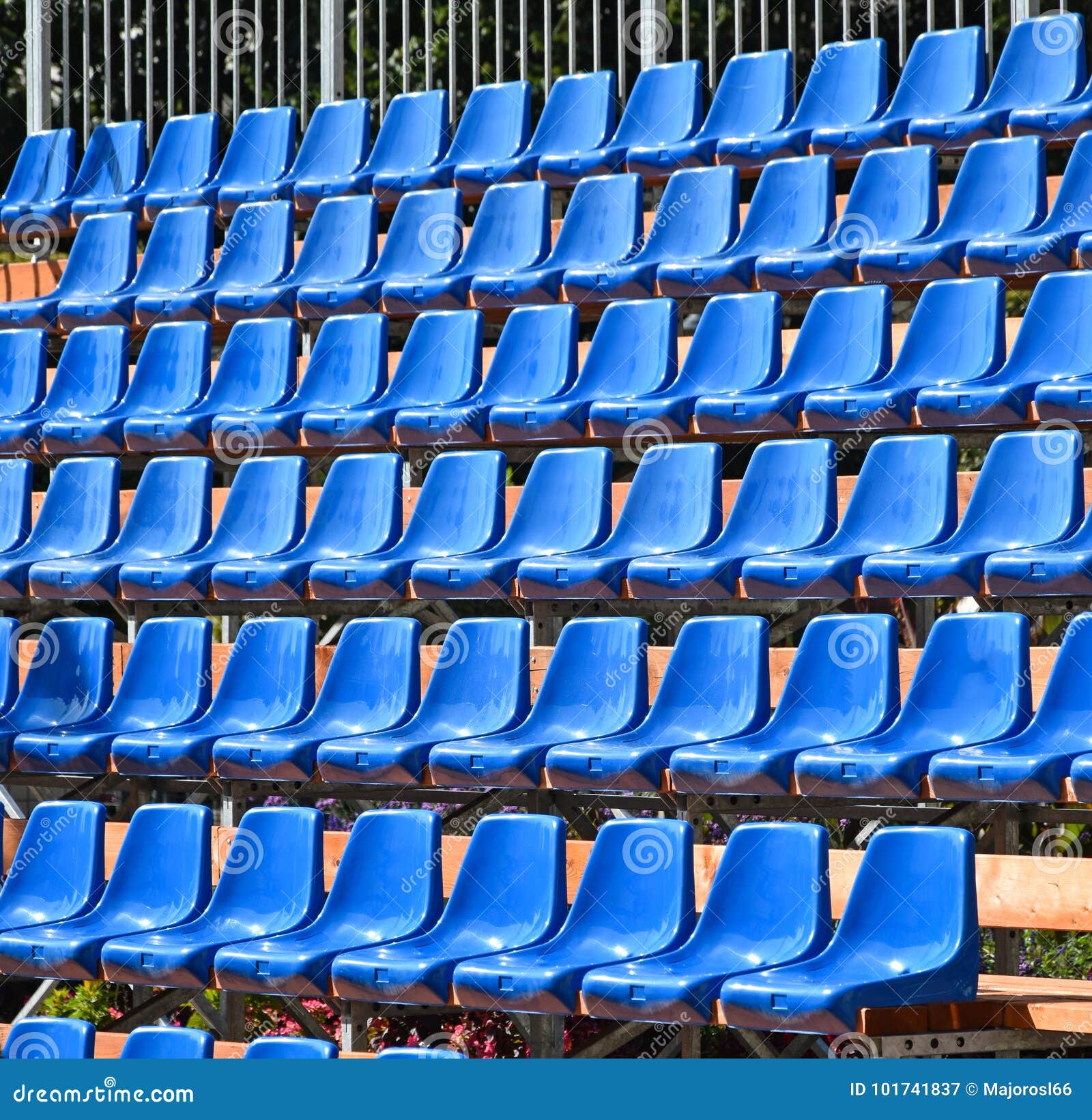 Bleachers Of The Stadium Royalty-Free Stock Photography | CartoonDealer ...