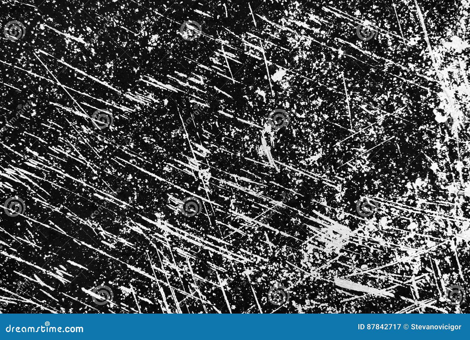 Bleak Scratched Surface Texture Stock Image - Image of view, black ...