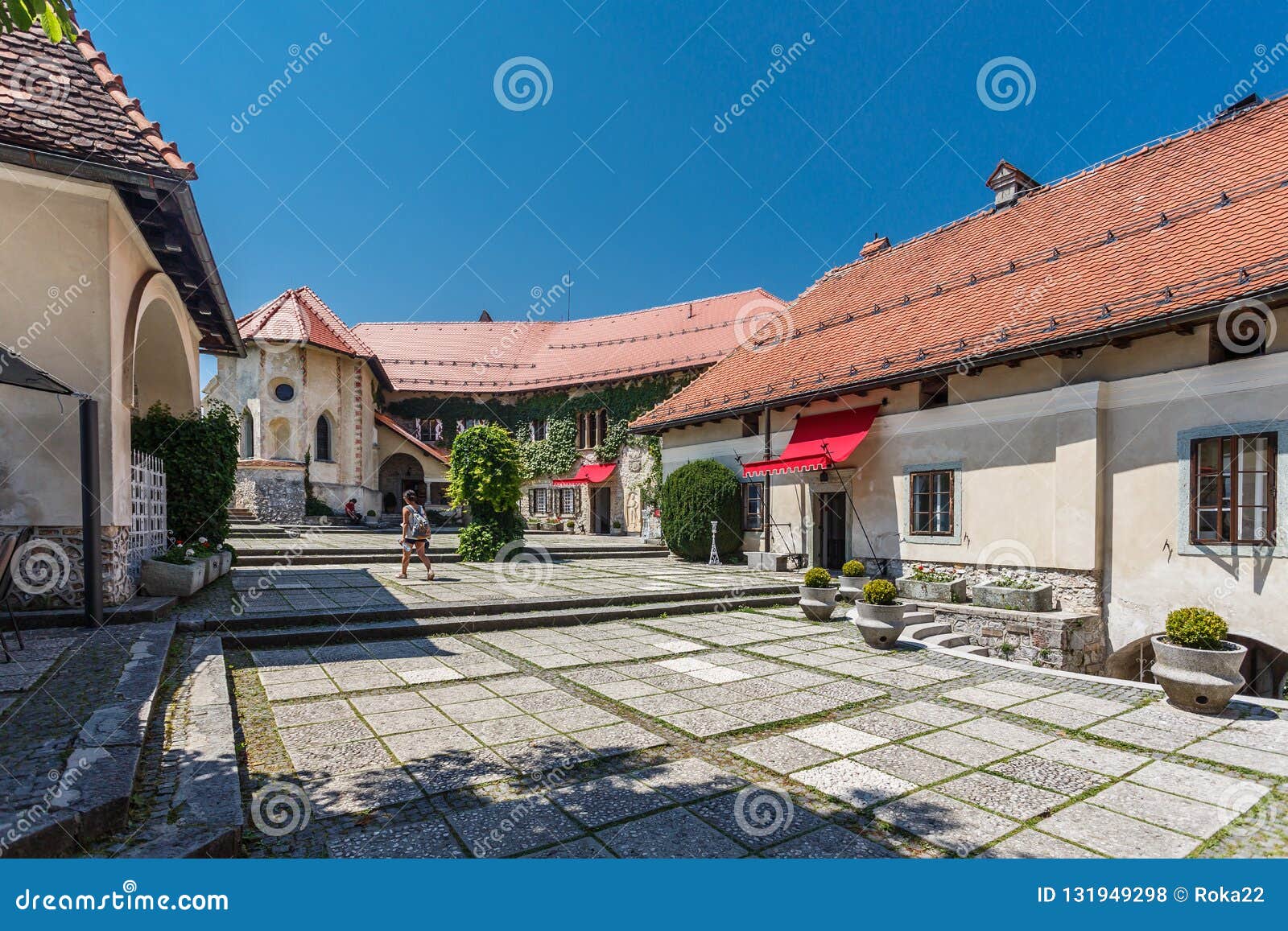 Bled Castle Blejski Grad in Bled Editorial Stock Photo - Image of scene ...