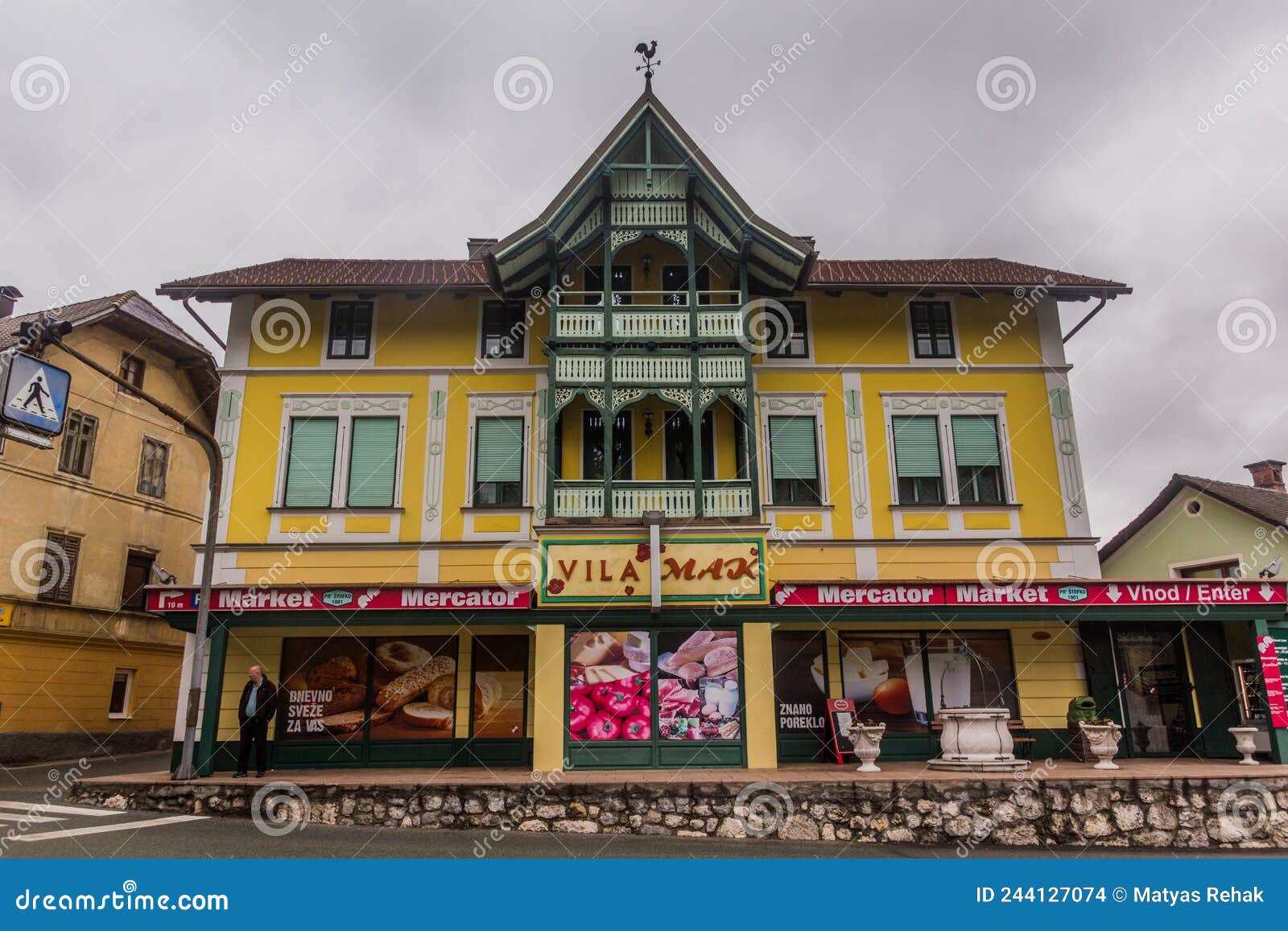 BLED, SLOVENIA - MAY 21, 2019: Old House in Bled, Sloven Editorial ...