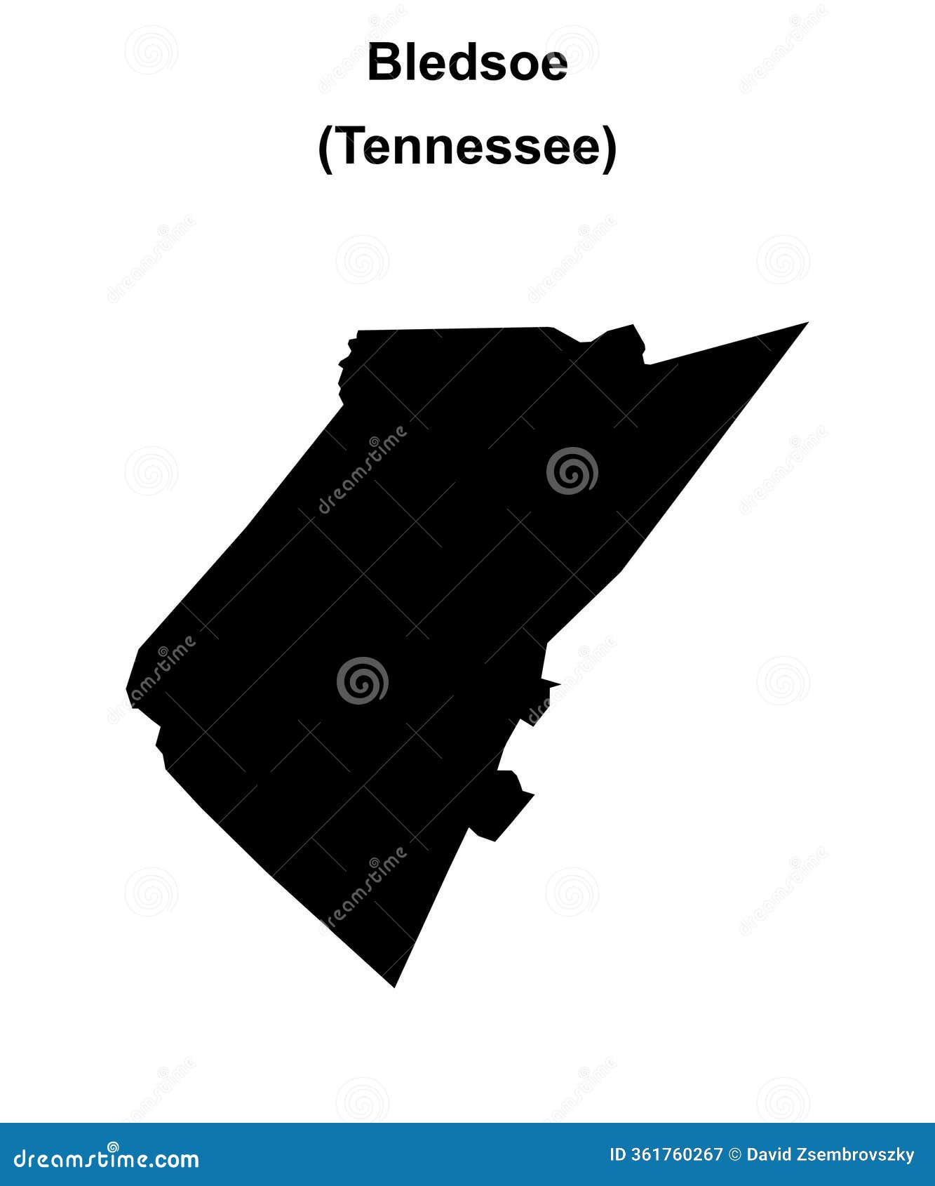 Bledsoe Outline Map Stock Photo | CartoonDealer.com #324136398