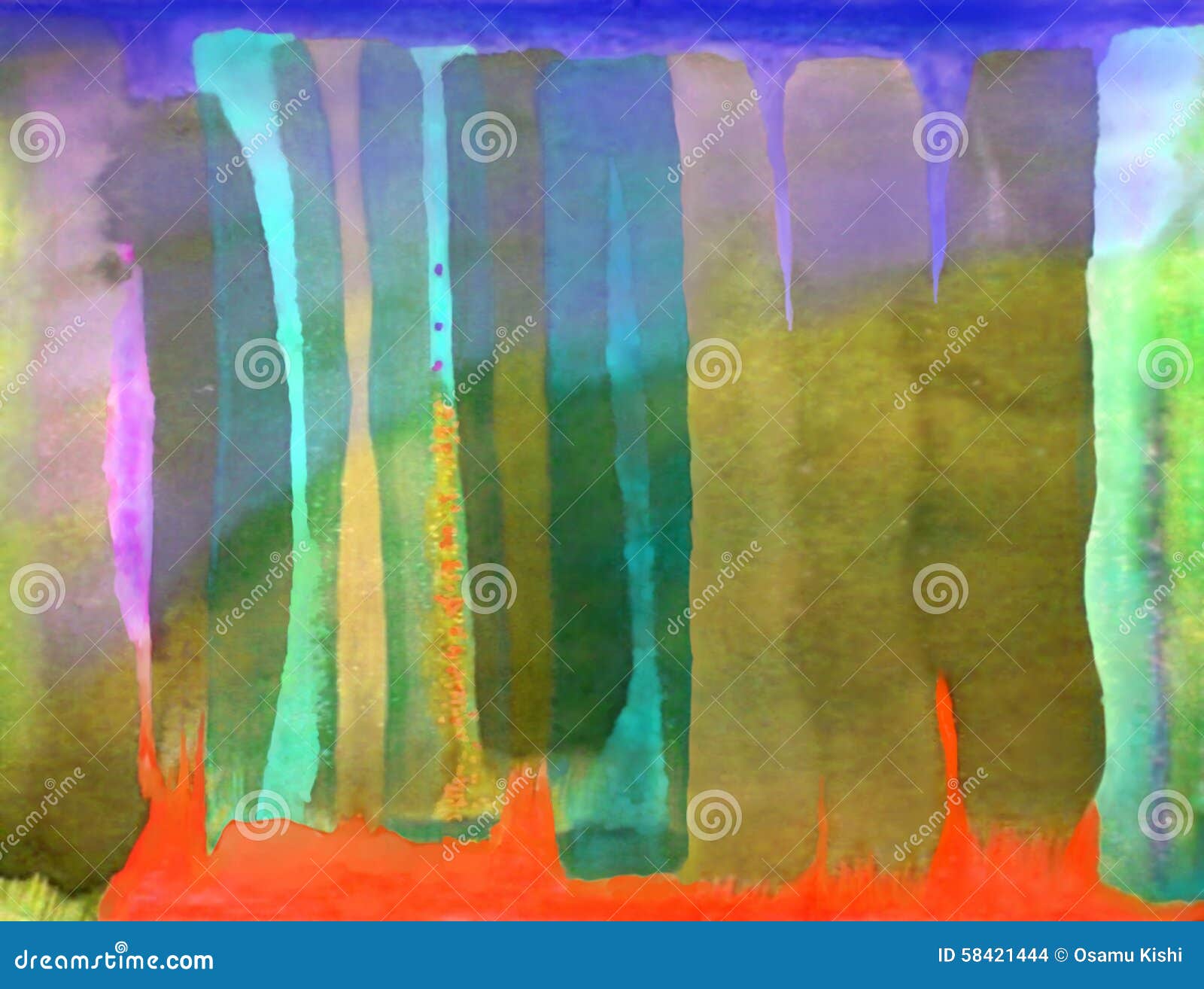 Bleeding stock illustration. Illustration of design, firmament - 58421444