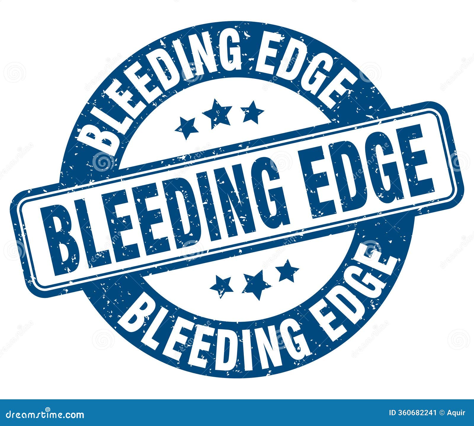 Bleeding Edge Sticker. Bleeding Edge Sign On Transparent Background Vector Illustration ...