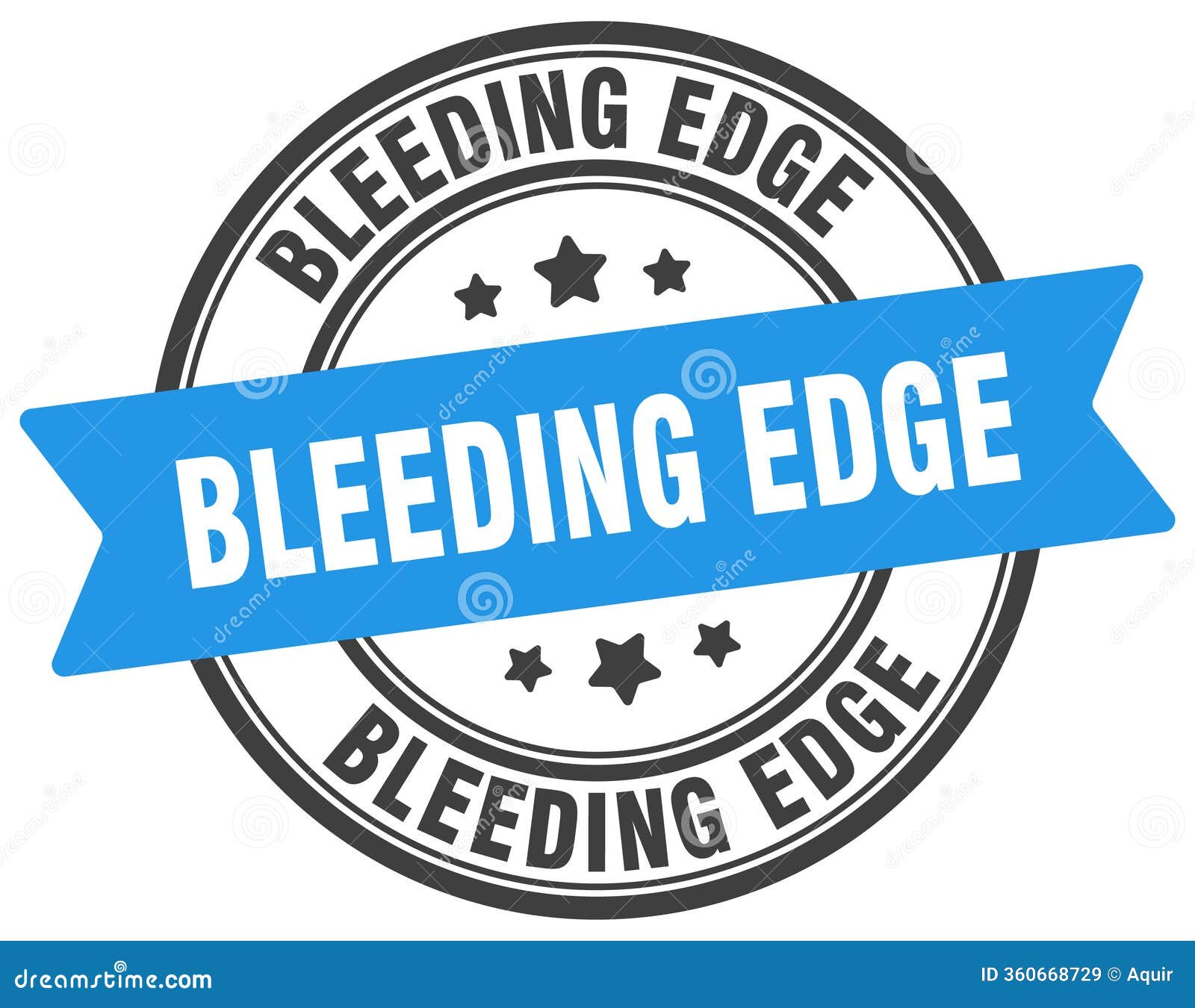 Bleeding Edge Sticker. Bleeding Edge Sign On Transparent Background ...