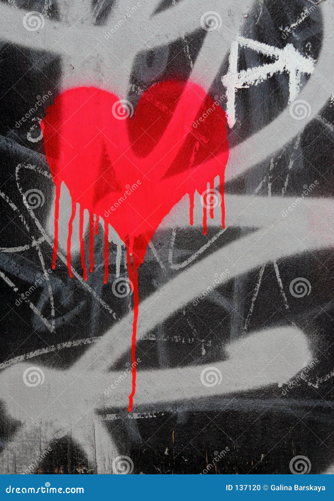 A Bleeding Heart Shape With A Winged Heart Wounded By Arrow Cartoon ...