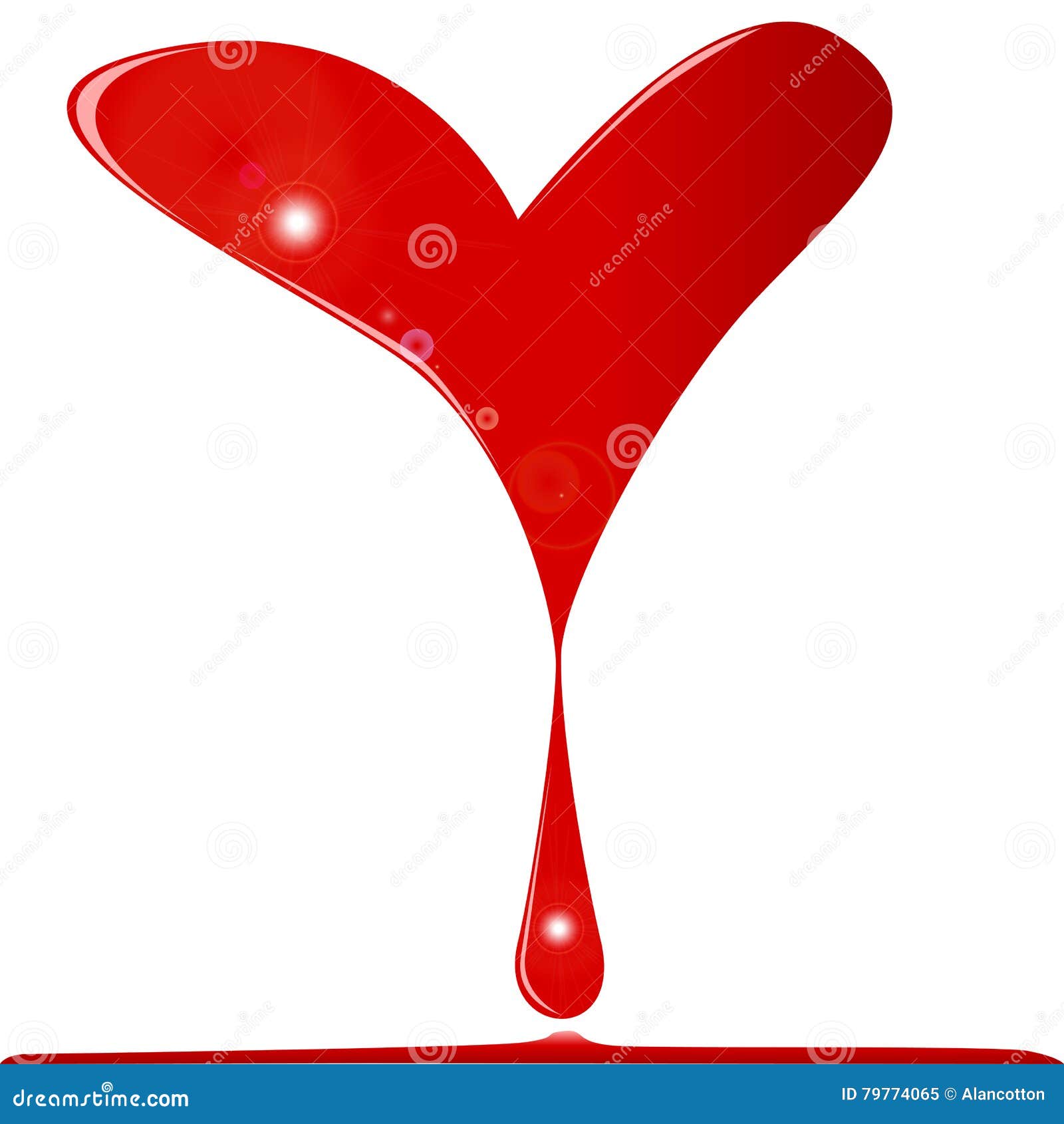 Bleeding Heart stock vector. Illustration of romance - 79774065