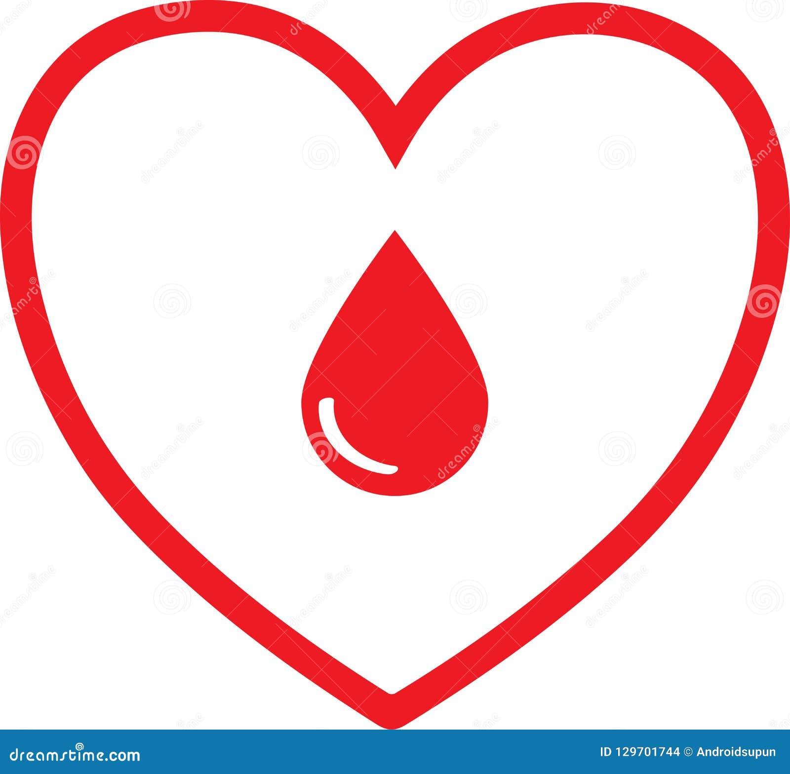 Bleeding inside heart stock vector. Illustration of bleed - 129701744