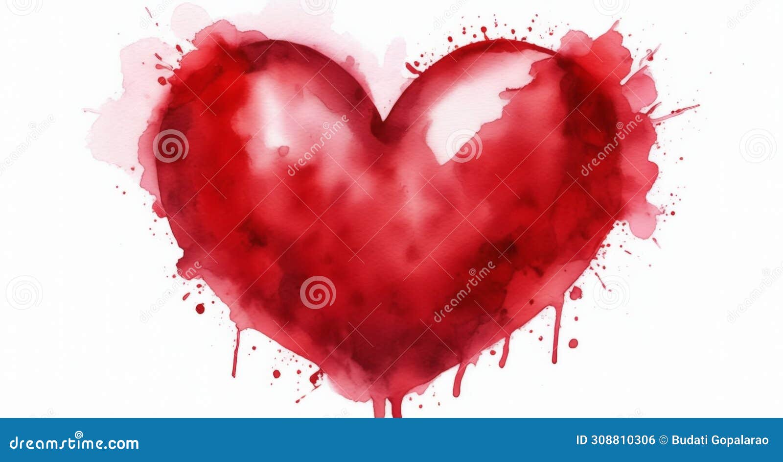 Bleeding Heart - a Symbol of Passion and Emotion Stock Illustration ...