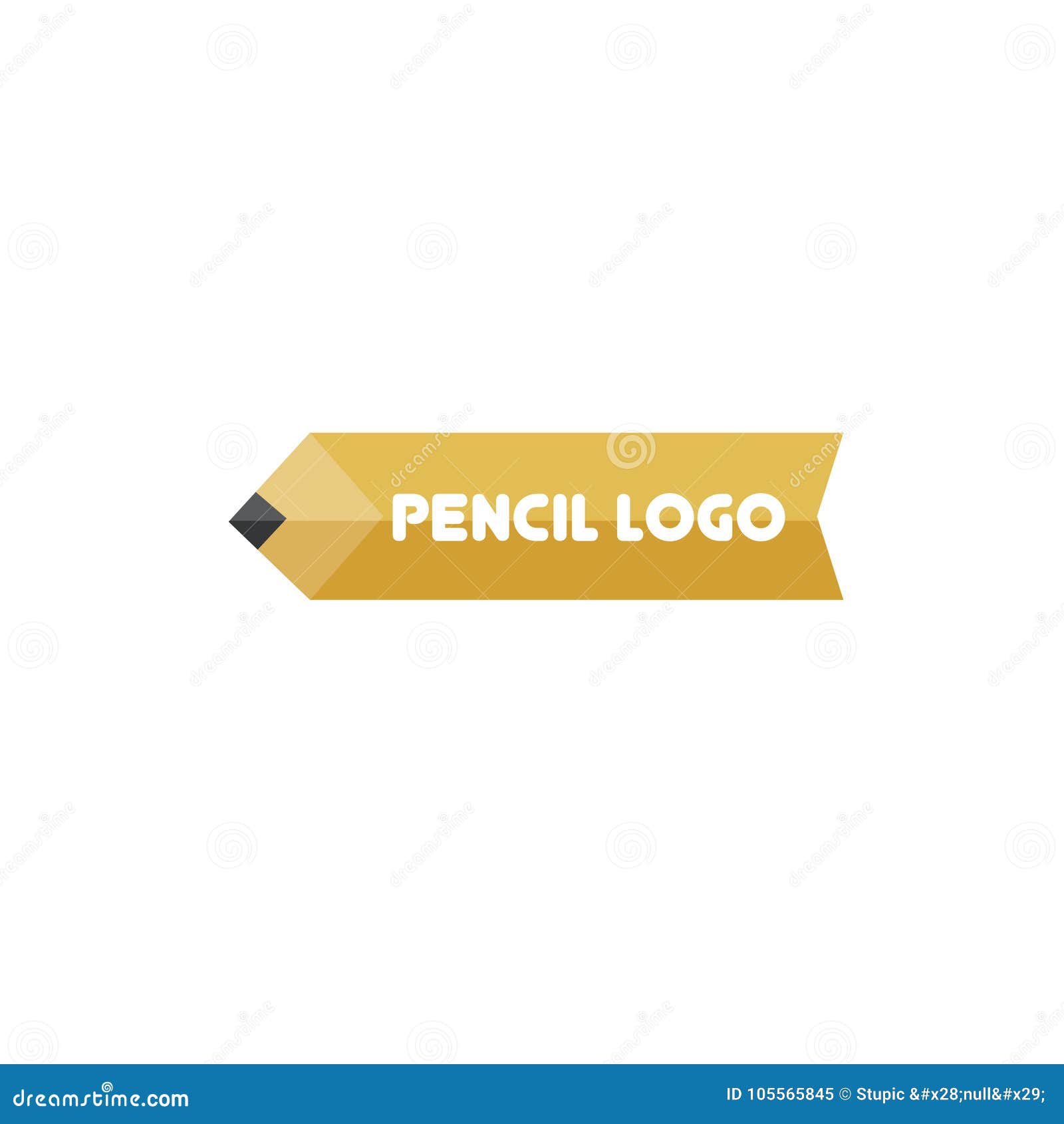 Bleistift Logo Vector Art Logo Template Und Illustration Vektor ...