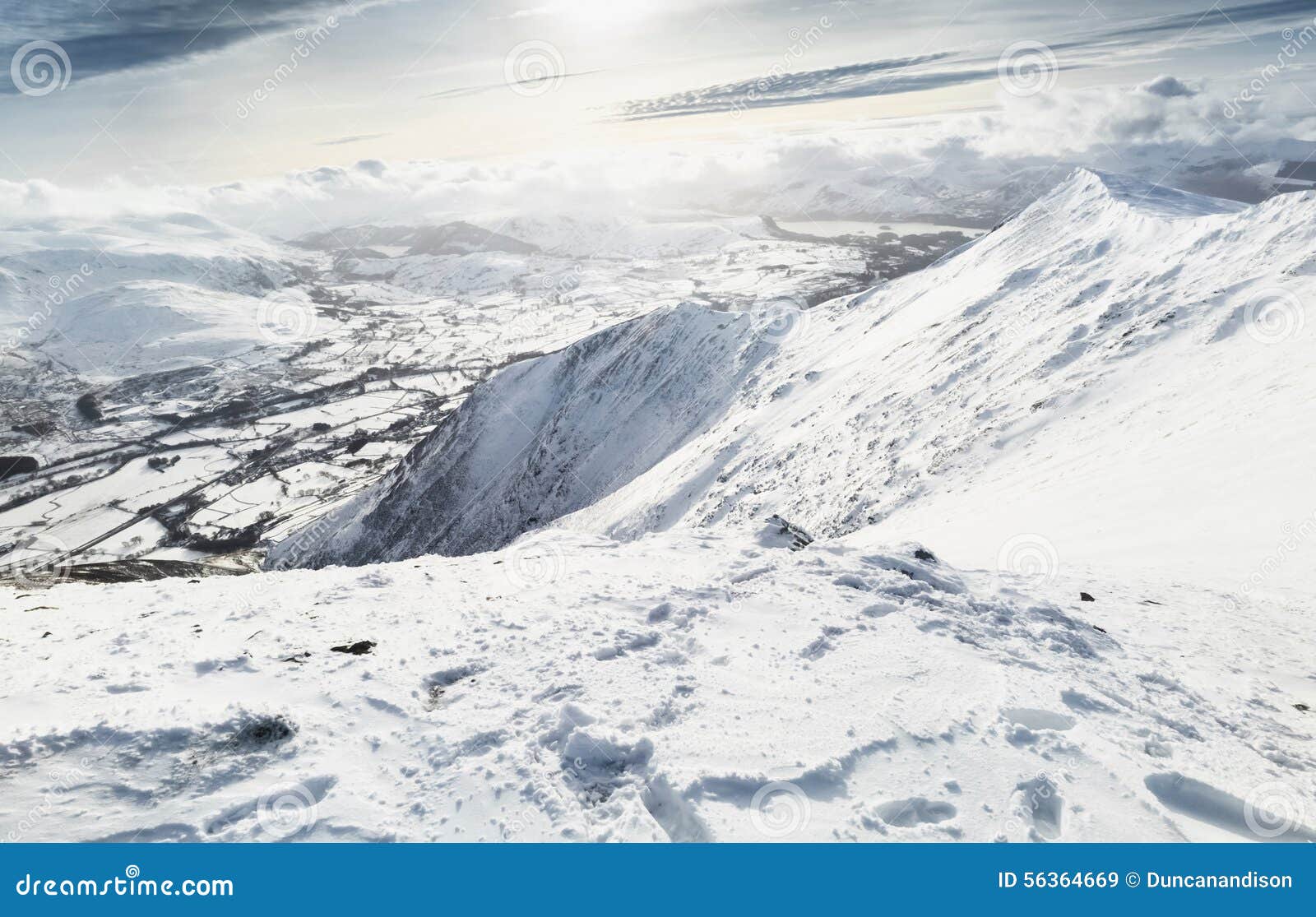 Blencathra, Lake District stock image. Image of lake - 56364669