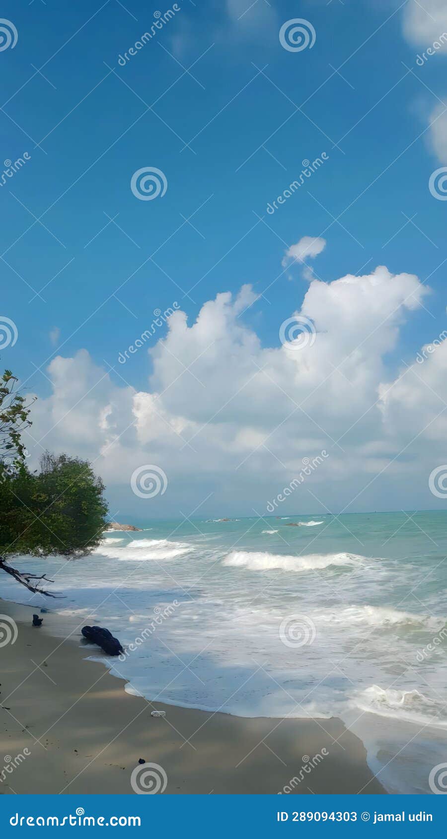 A Blend of Beautiful Beaches with Sky and Clouds Stock Image - Image of beautiful, beaches ...
