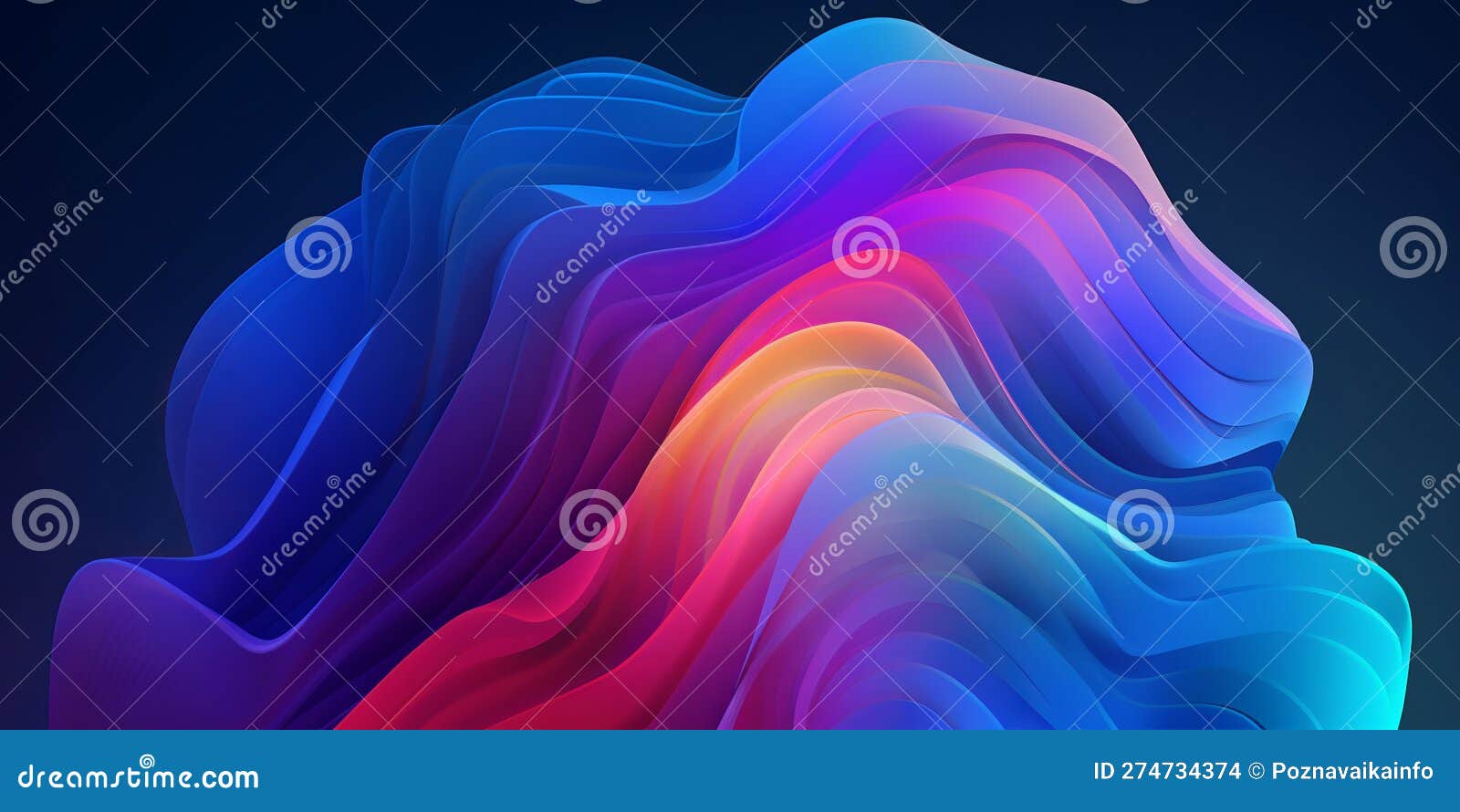 Space Vibrant Colors Geometric Shapes Abstract Patterns Movement And ...