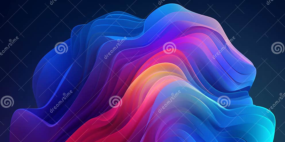 Blend Gradient Bend Background for Digital Wallpaper Design. Space ...