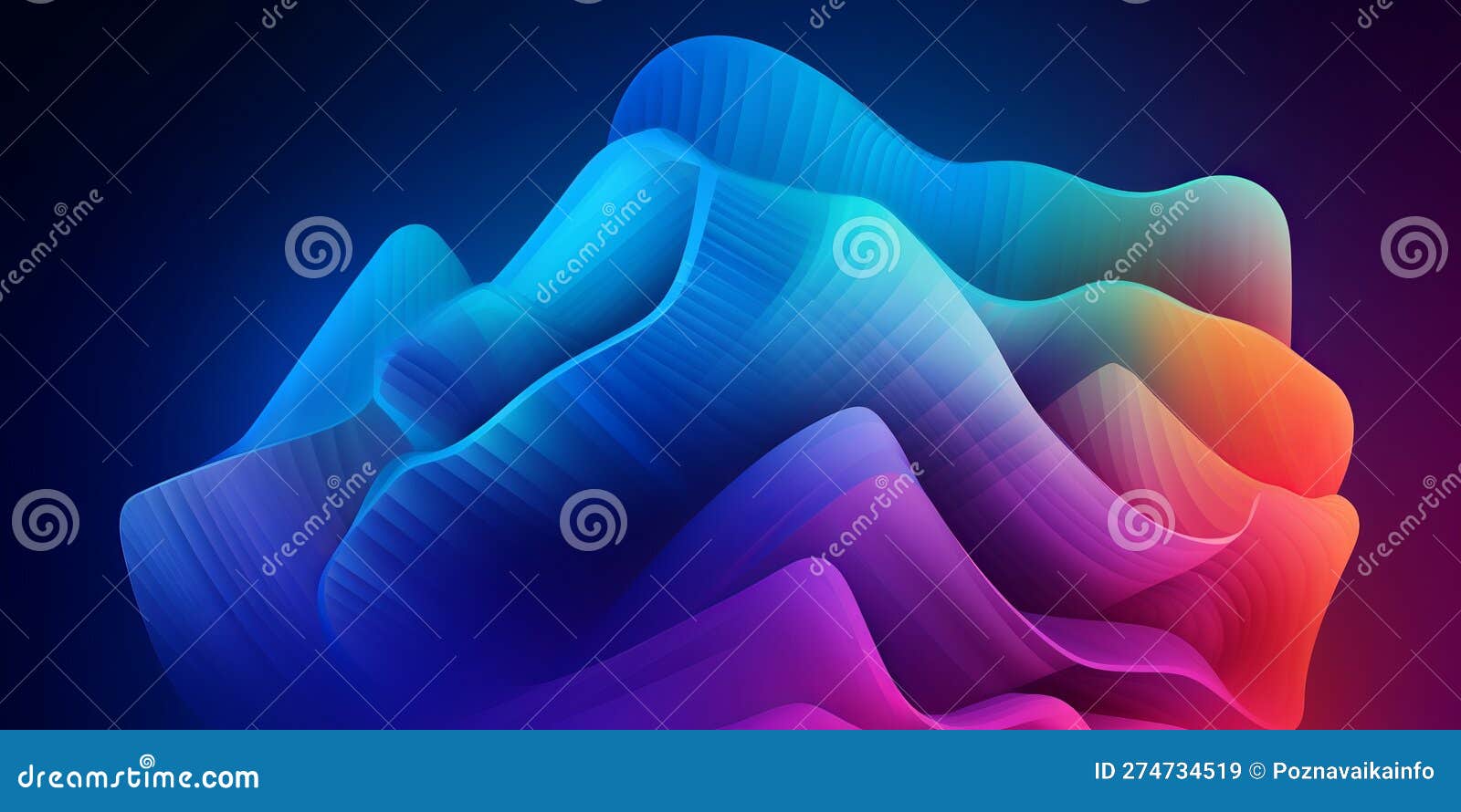Blend Gradient Bend Background for Digital Wallpaper Design. Space ...