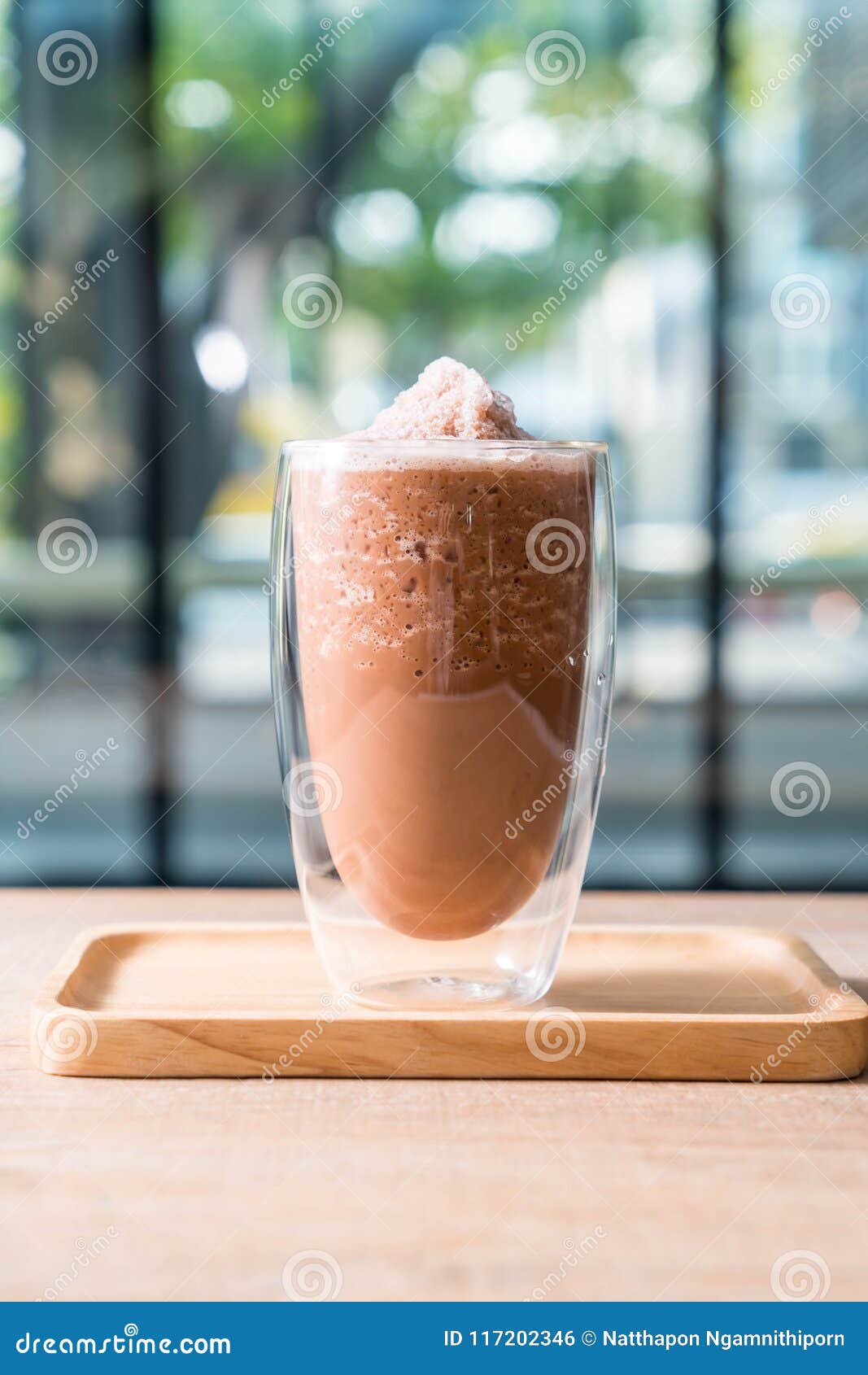 Blend Iced Chocolate Milkshake Stock Photo - Image of tasty, delicious ...
