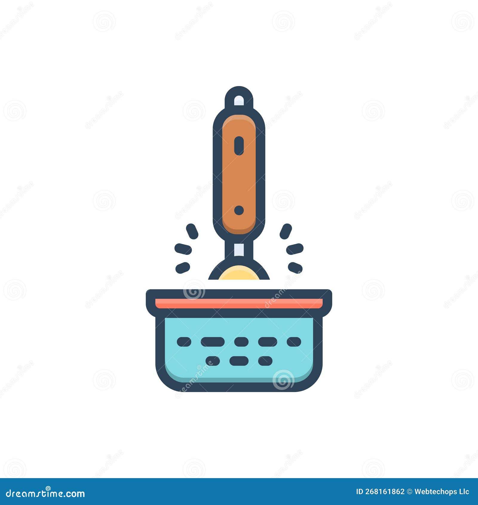 Color Illustration Icon for Blend, Mix and Cooking Stock Illustration ...