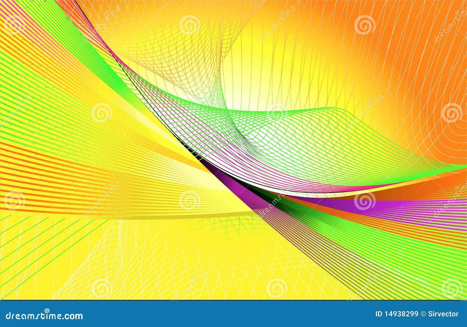 Blend Lines in High Light Background Stock Vector - Illustration of ...