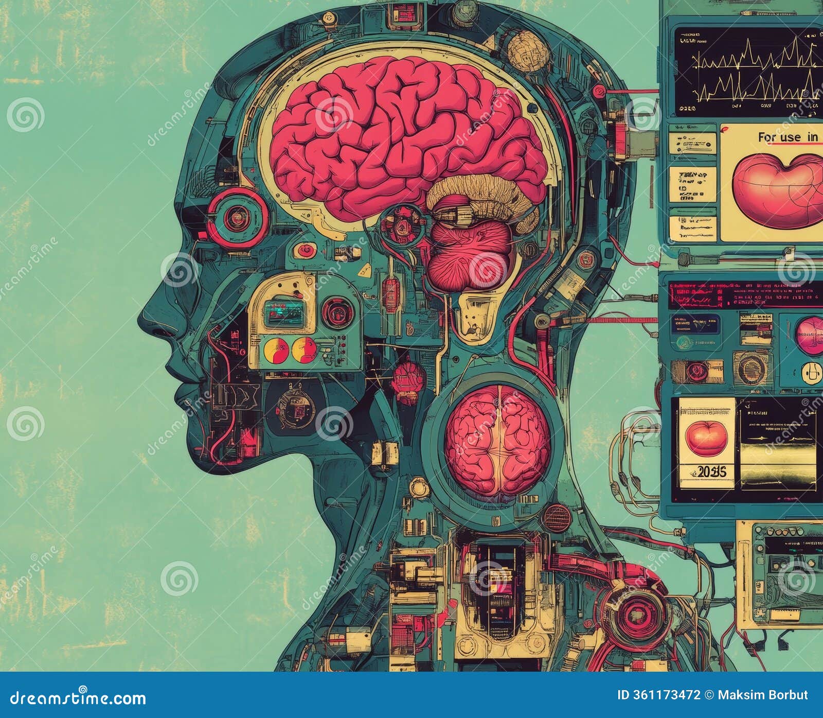 A Blend of Naizo029human Body and Info Graphics with an Abstract ...