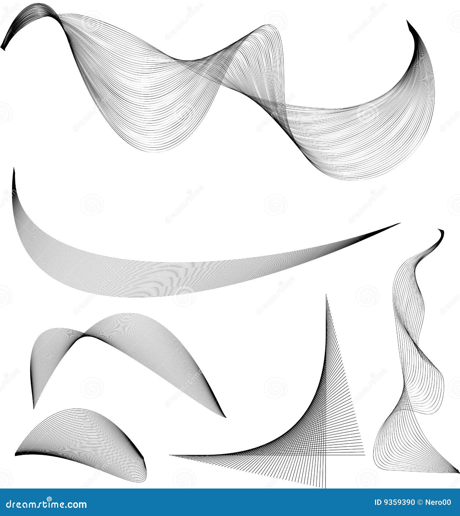 Blend pattern stock vector. Illustration of outline, round - 9359390