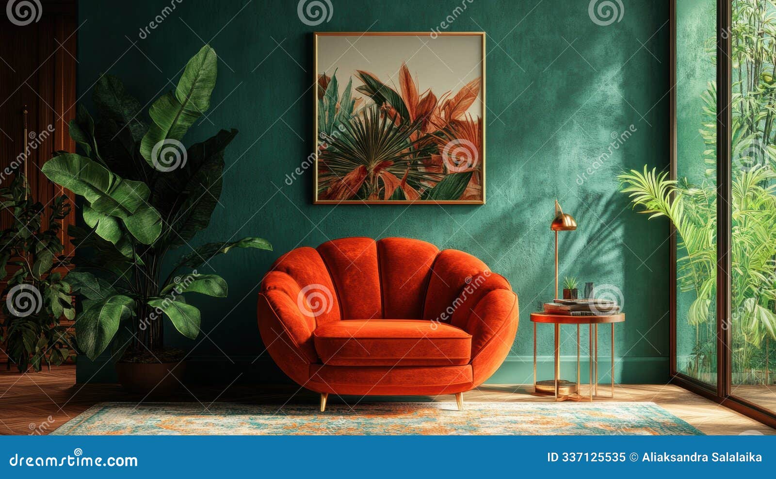 Eclectic Interior Design, A Lounge With Retro-futuristic Furniture And ...