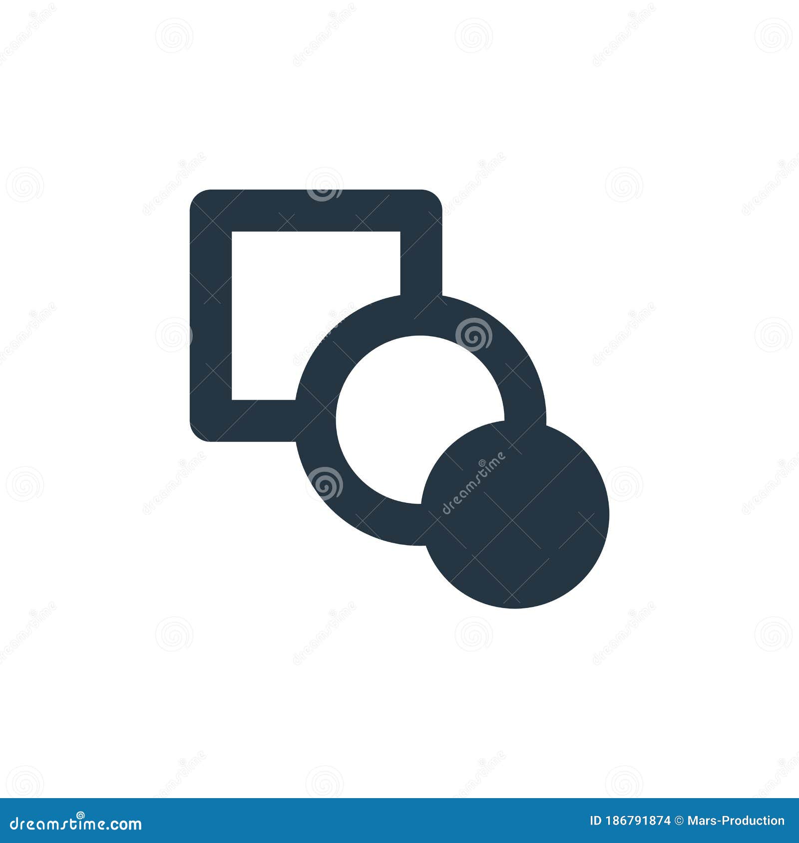 Blend Vector Icon. Blend Editable Stroke. Blend Linear Symbol for Use ...