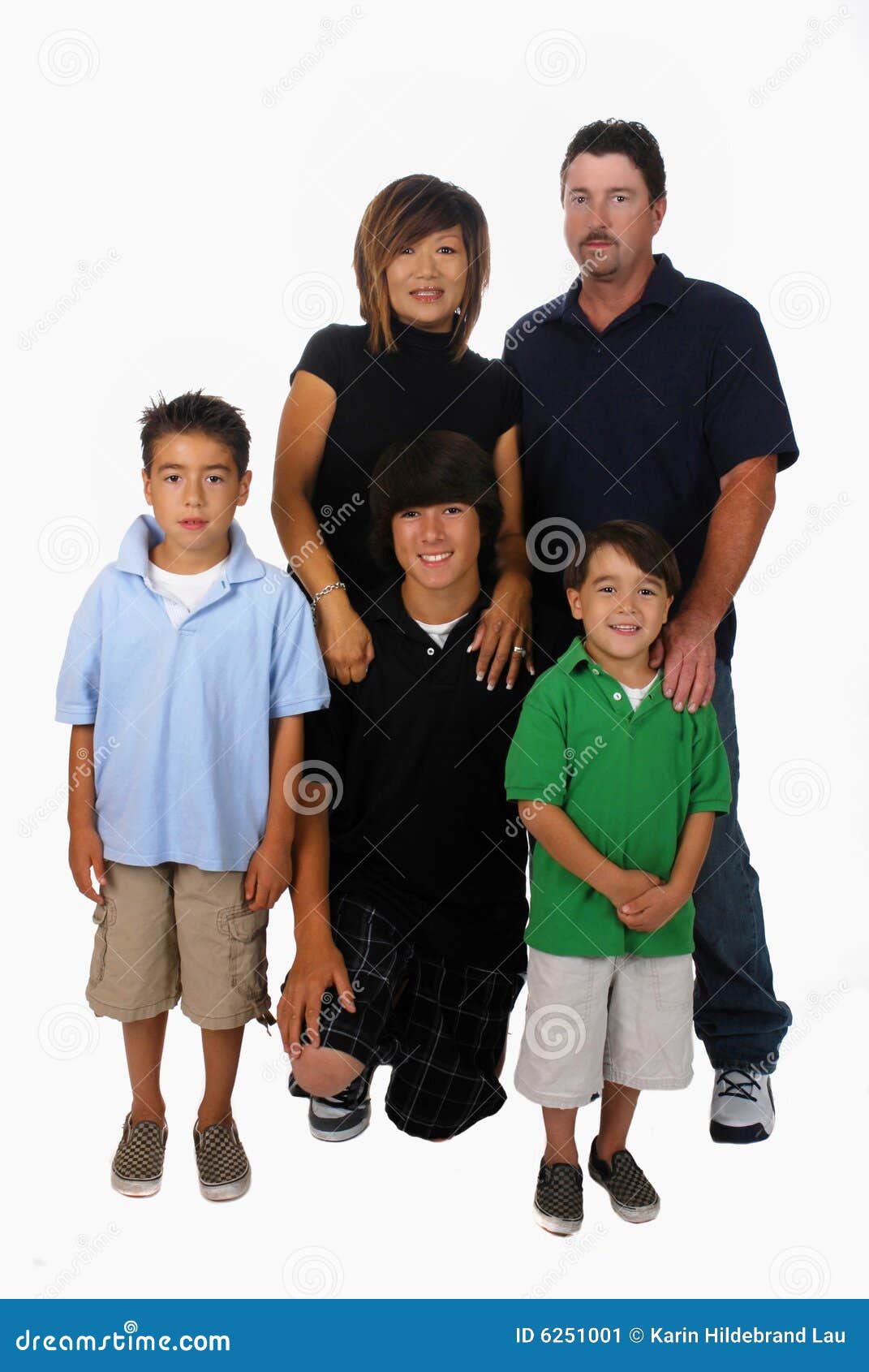 Blended Family stock image. Image of vertical, boys, happy - 6251001