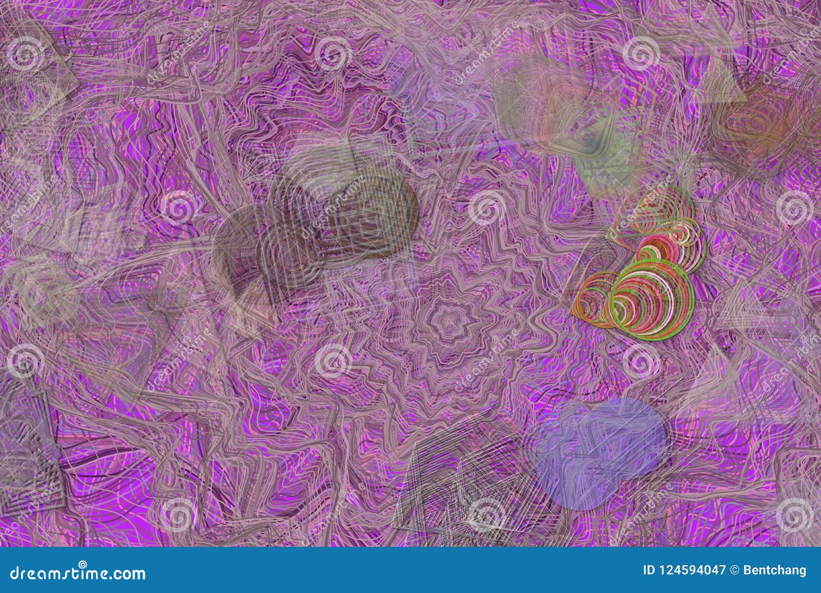 Blended Messy Shapes, Abstract Geometric Background Pattern. Concept ...