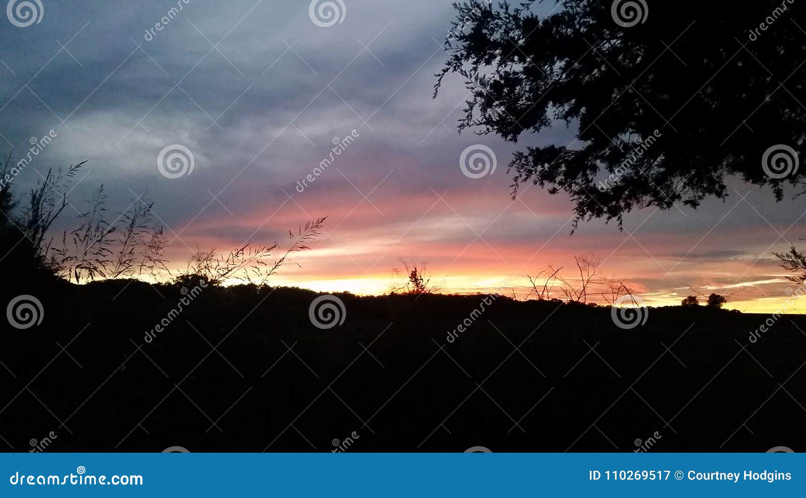 Blended Sunset stock image. Image of sunset, skies, blended - 110269517
