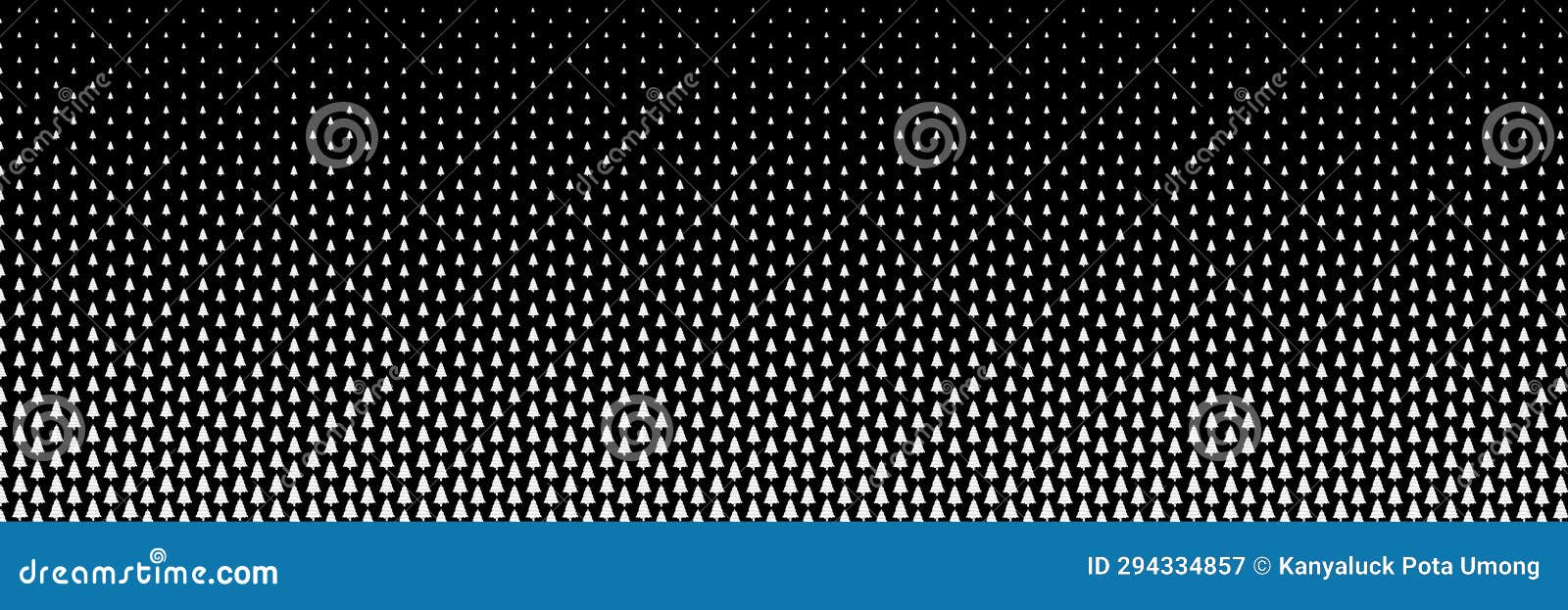 Blended White Christmas Tree on Black for Pattern and Background Stock ...